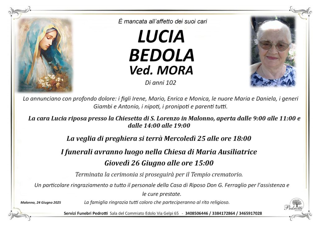 Bedola Lucia - Pedrotti